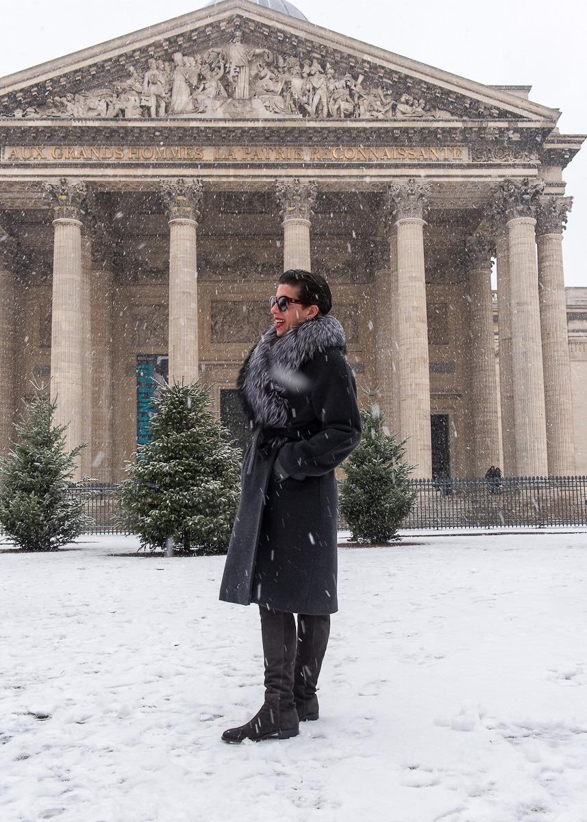 Marquis Paris – Sous la neige au Panthéon. Crédit photo 2019 © Cedric ...